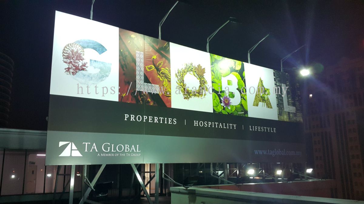 Selangor Wisma TA Rooftop Billboard from Arancia Asia Sdn Bhd
