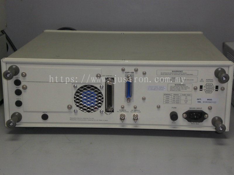 Johor,Johor Bahru (JB) Panasonic VP-7723A Audio Analyzer - Panasonic ...