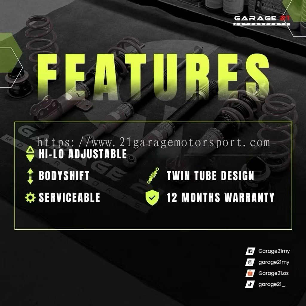 Kajang PROTON WIRA WAJA GEN 2 PUTRA SATRIA - GAB HE Series Adjustable ...